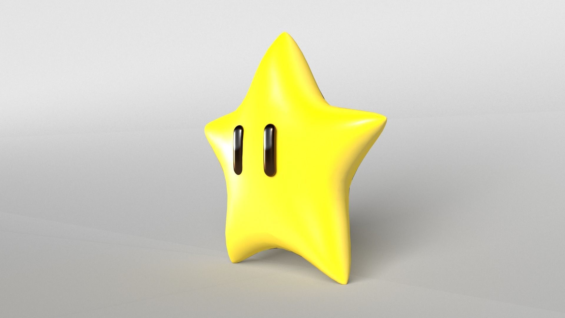 Mario Star v1 001 free VR / AR / low-poly 3D model | CGTrader