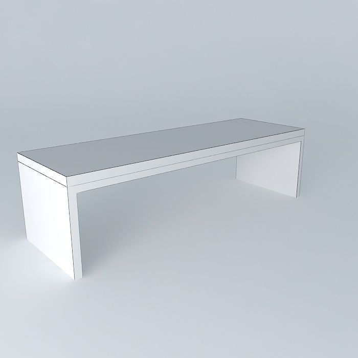 Metal designer bench free 3D model | CGTrader