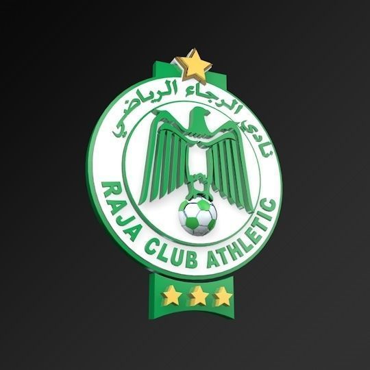 3D model Raja Club Football Club FC 3D LOGO VR / AR / low-poly | CGTrader