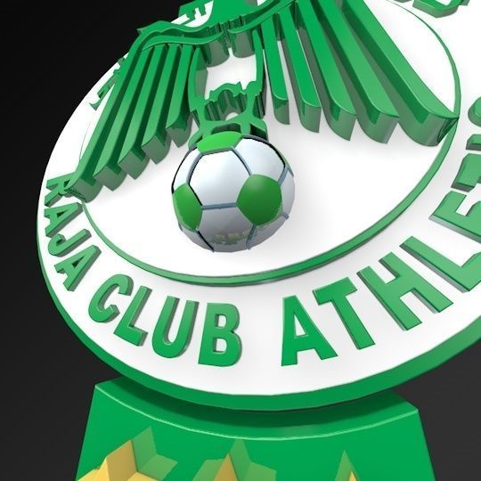 3D model Raja Club Football Club FC 3D LOGO VR / AR / low-poly | CGTrader
