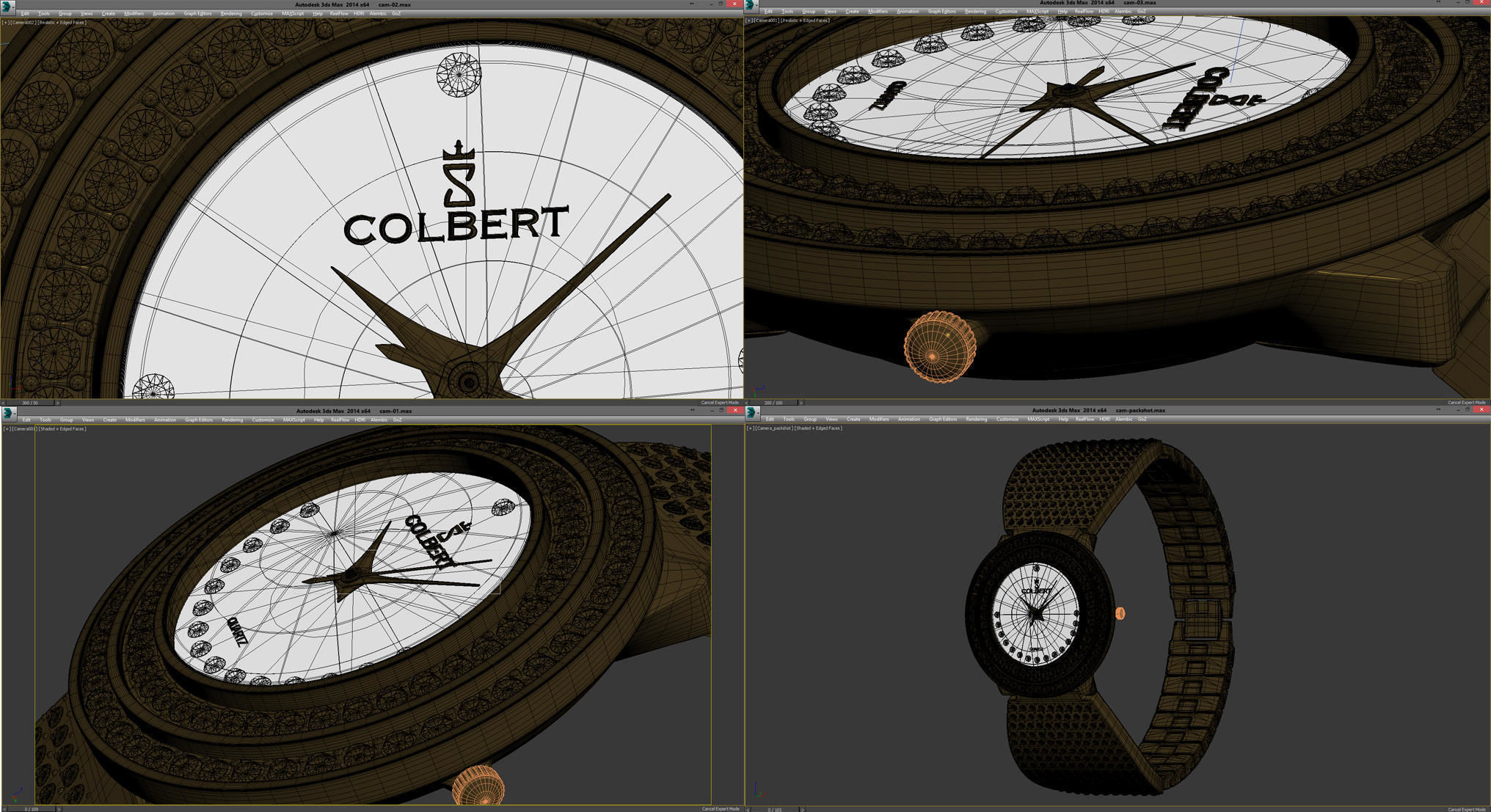 Colbert Watch 3D model | CGTrader