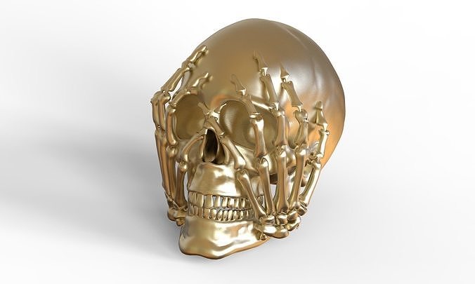 Scary Skull 3D model 3D printable | CGTrader