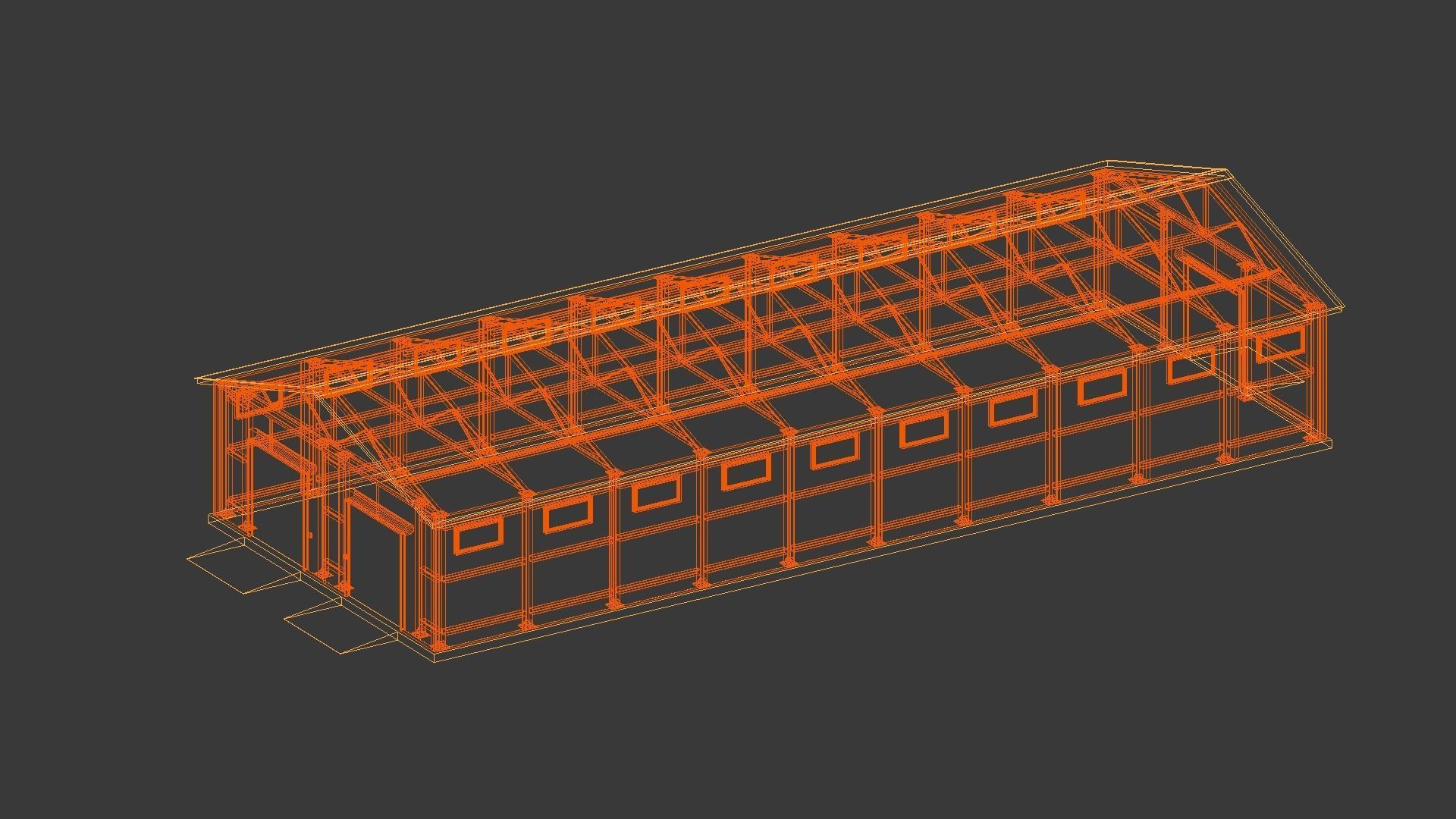 Trading warehouse 3D model | CGTrader