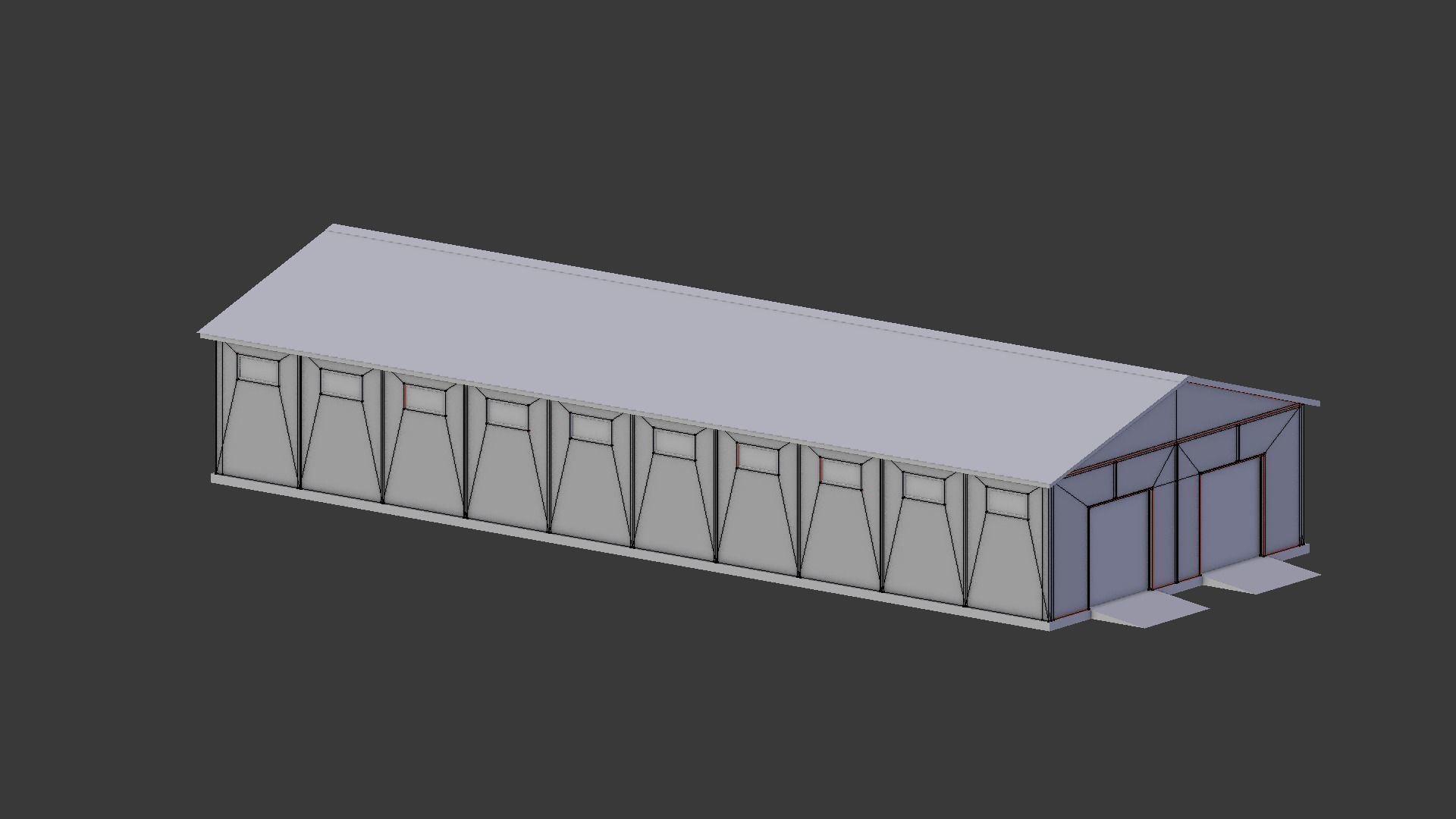 Trading warehouse 3D model | CGTrader