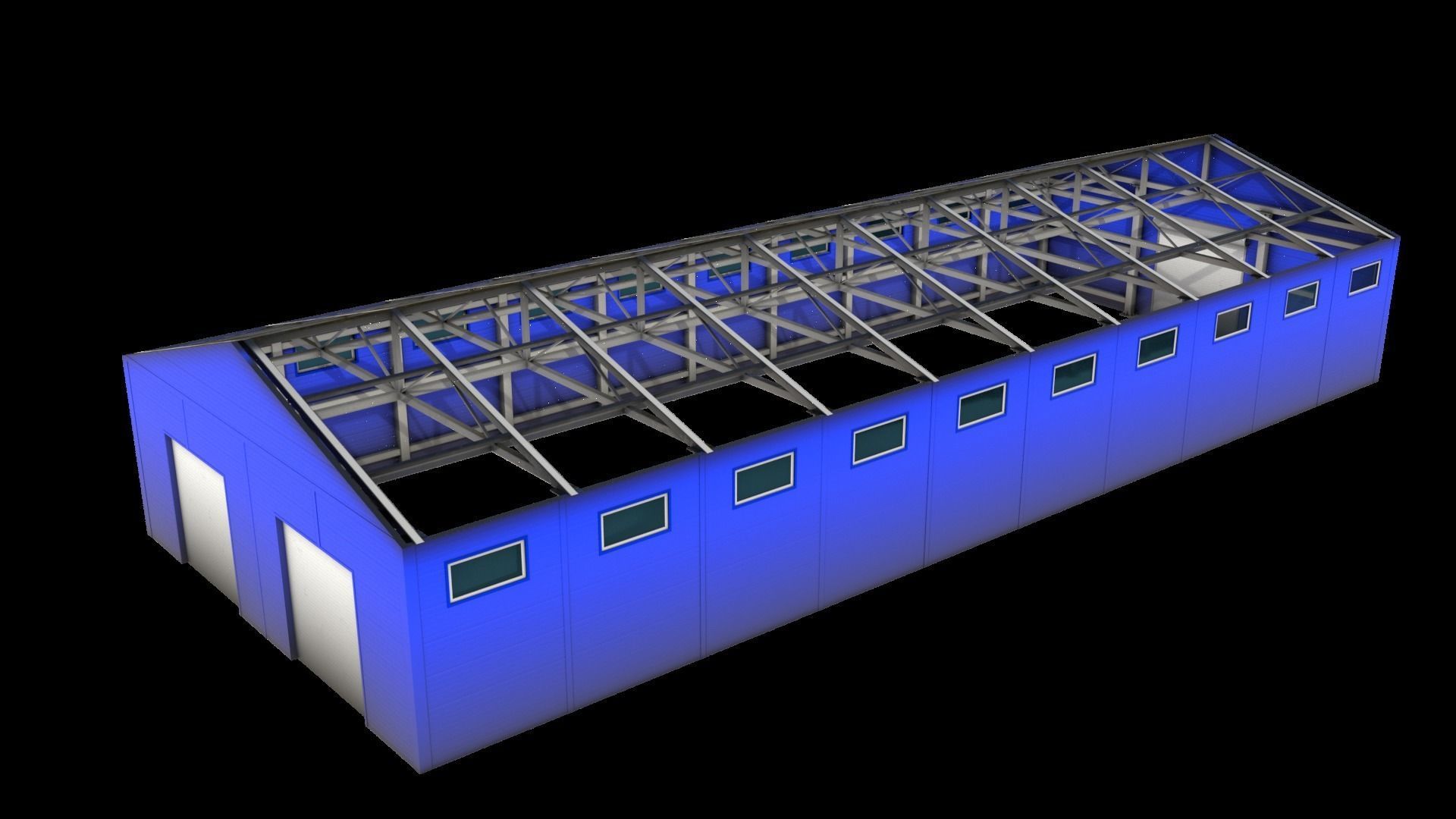 Trading warehouse 3D model | CGTrader
