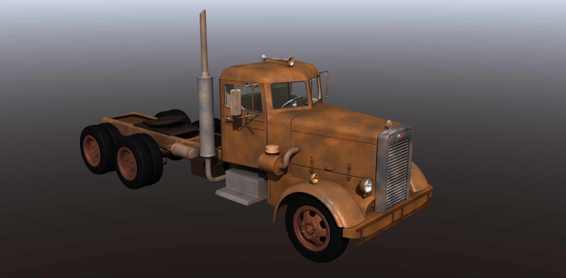 Peterbilt Truck from Duel 3D model | CGTrader