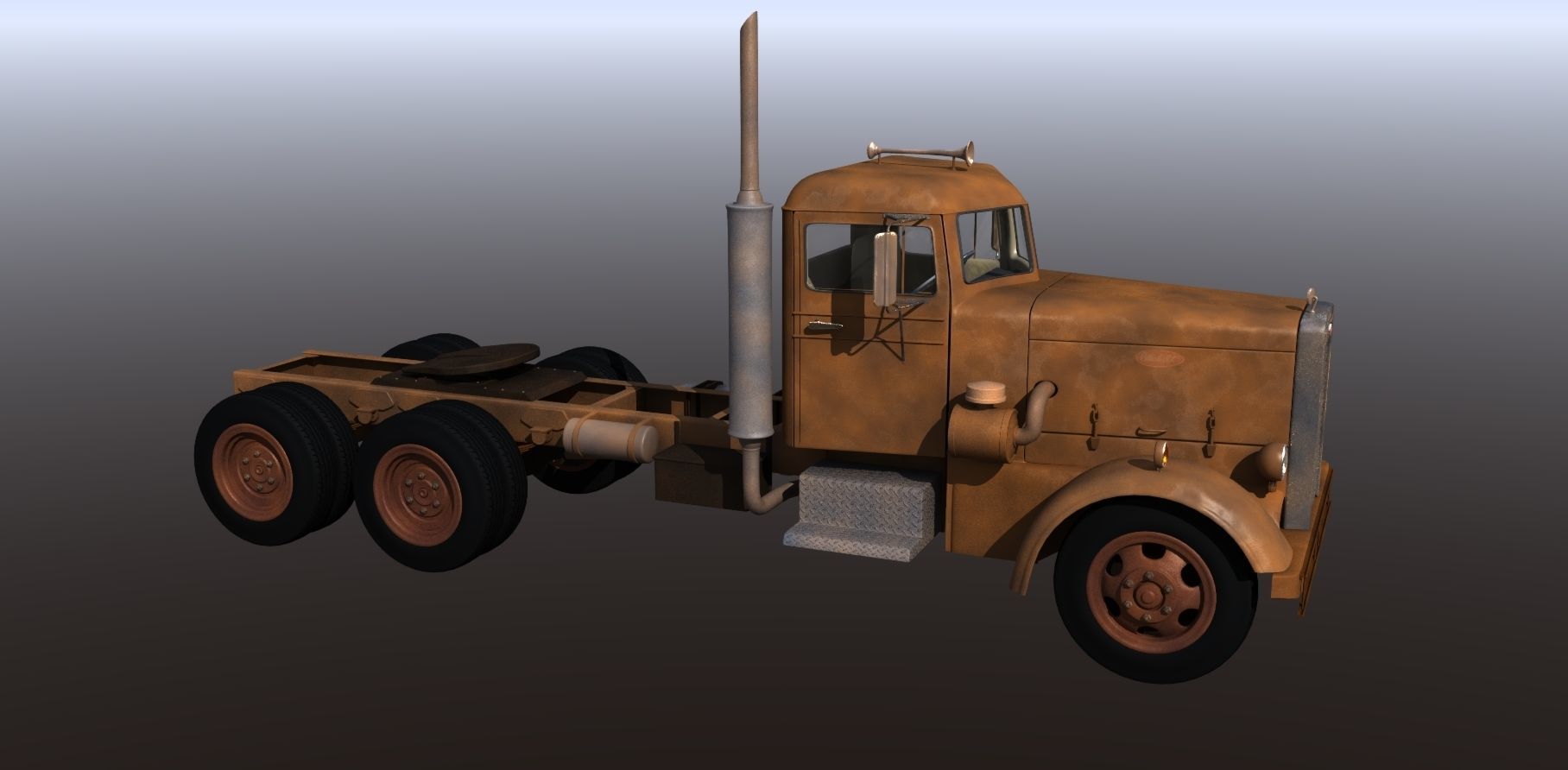 Peterbilt Truck from Duel 3D model | CGTrader