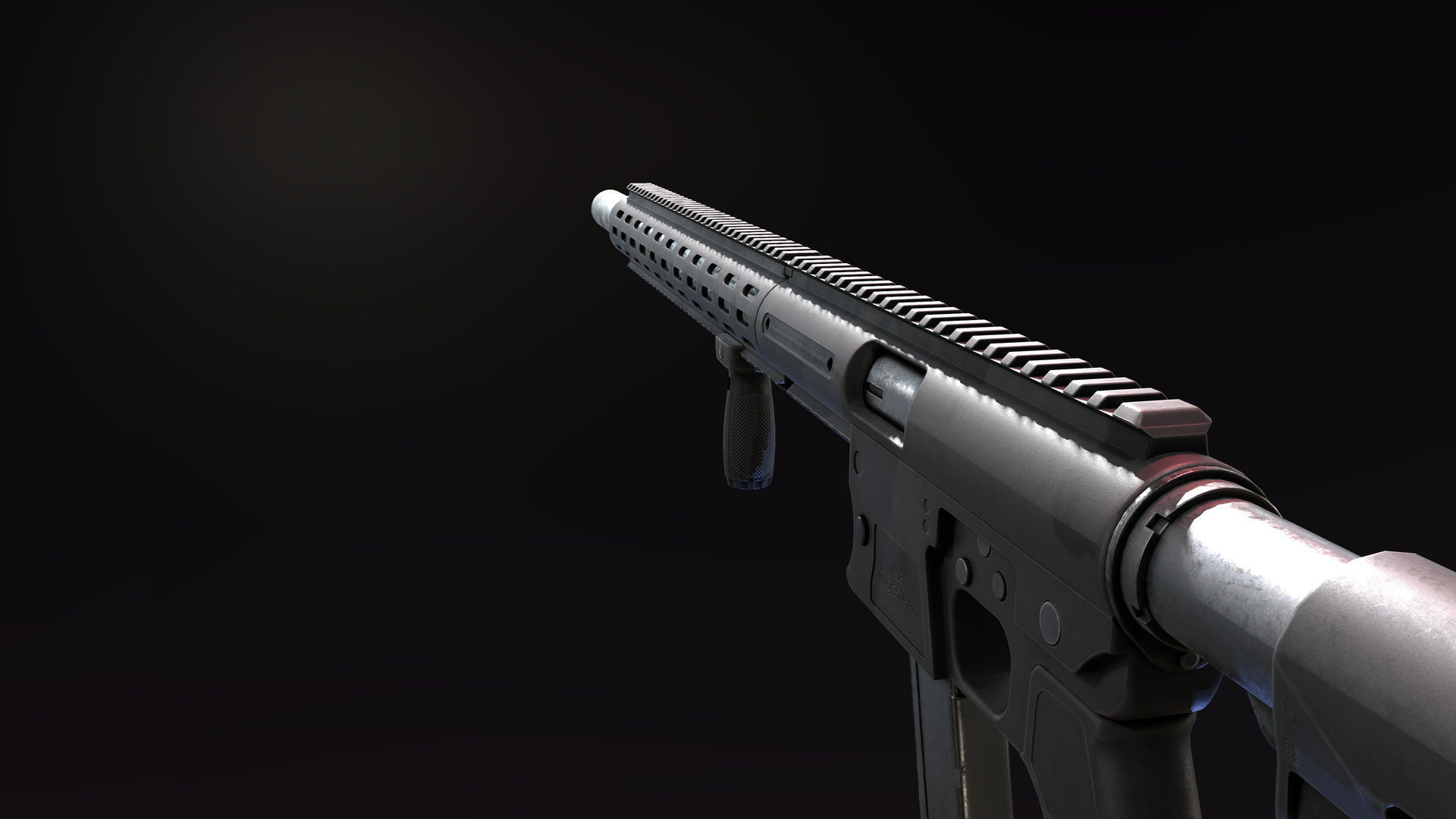 3D model Aero Survival Rifle - Custom VR / AR / low-poly | CGTrader