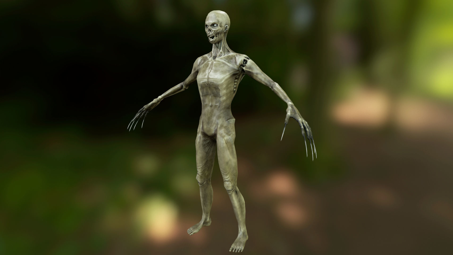 3D model Zombie animated VR / AR / low-poly | CGTrader