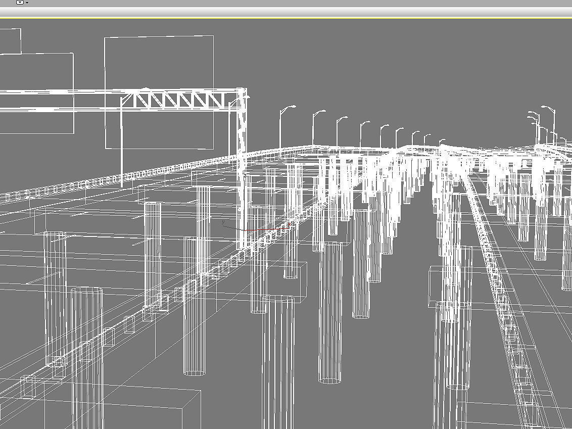 Freeway Section 3D model | CGTrader