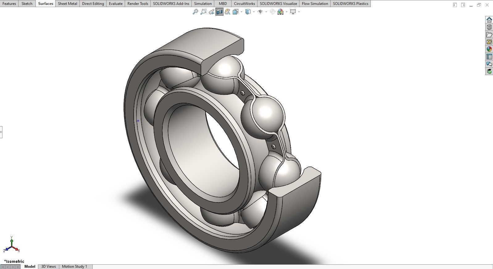 Ball Bearing 3D model 3D printable | CGTrader