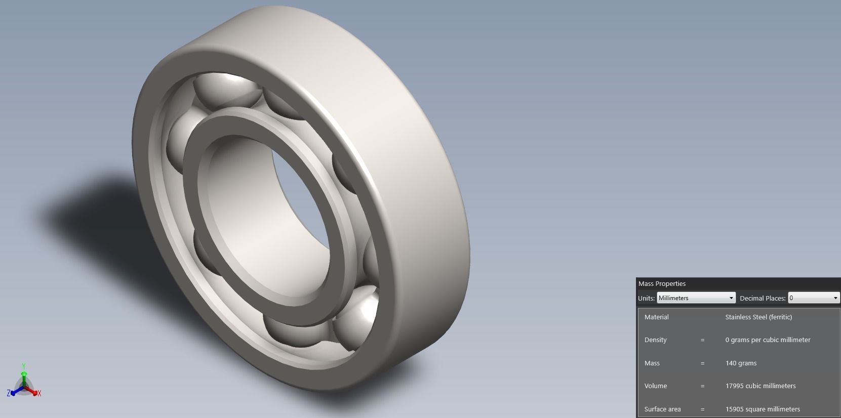 Ball Bearing 3D model 3D printable | CGTrader