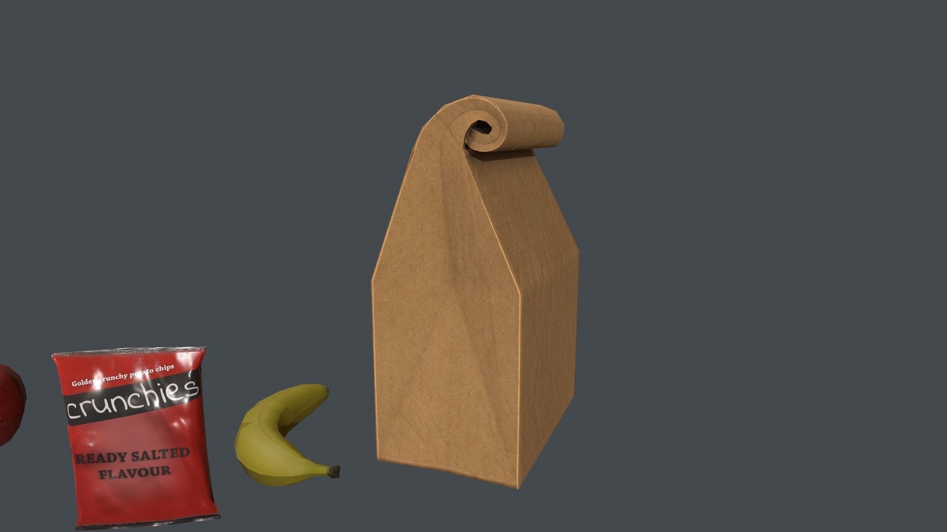 3D model Packed Lunch Pack VR / AR / low-poly | CGTrader