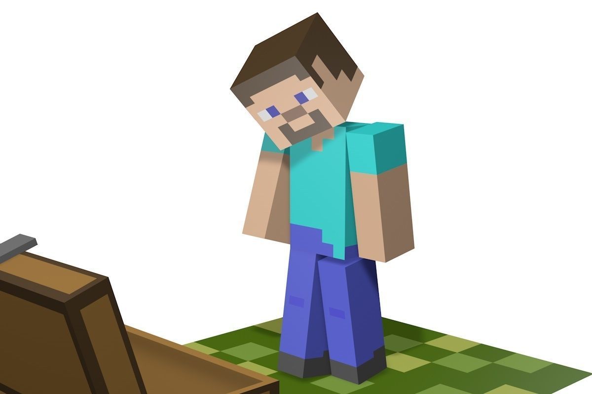 Minecraft Sad Steve 3D model | CGTrader