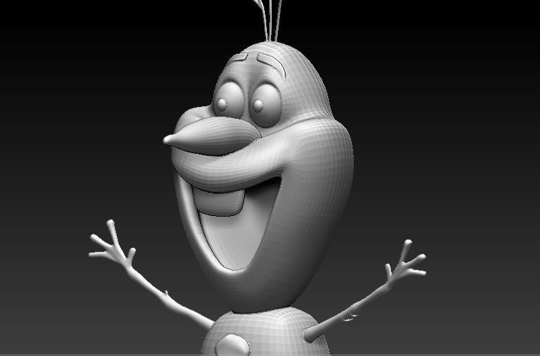 Frozen Snow Man for 3D Printing 3D model 3D printable | CGTrader