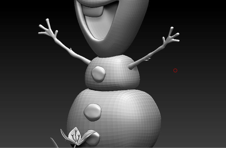 Frozen Snow Man for 3D Printing 3D model 3D printable | CGTrader