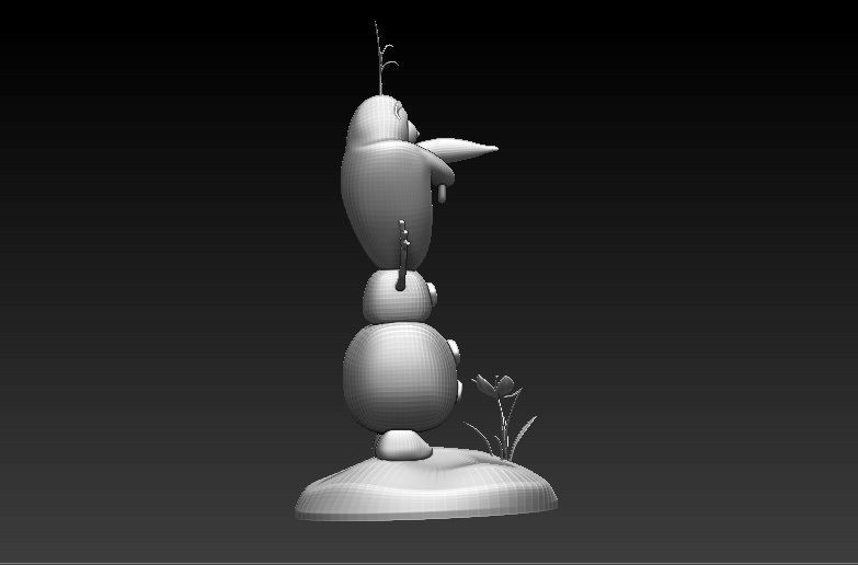 Frozen Snow Man for 3D Printing 3D model 3D printable | CGTrader