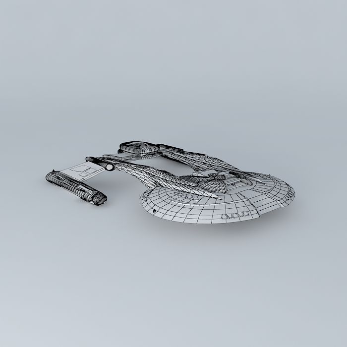 Akira Class Star Trek Ship free 3D model | CGTrader