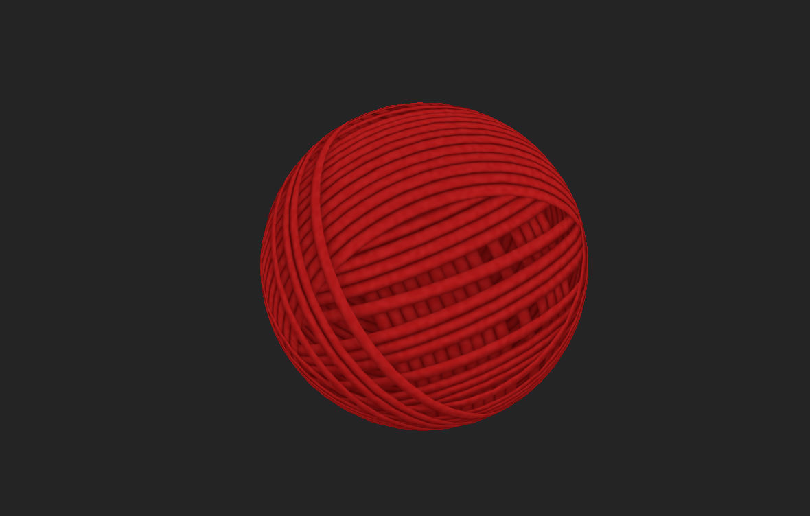 3D model Ball of Yarn VR / AR / low-poly | CGTrader