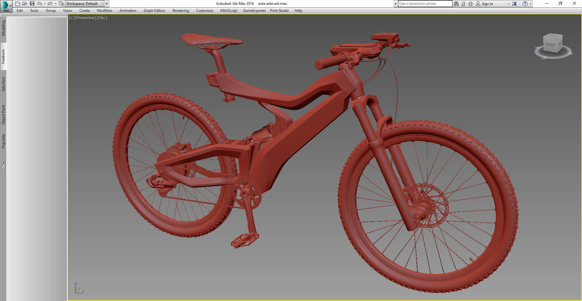 Electric bike 3D model 3D model | CGTrader
