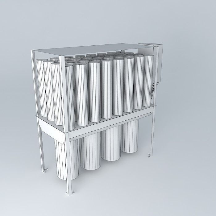 Industrial filter Unit, Nestro free 3D model | CGTrader