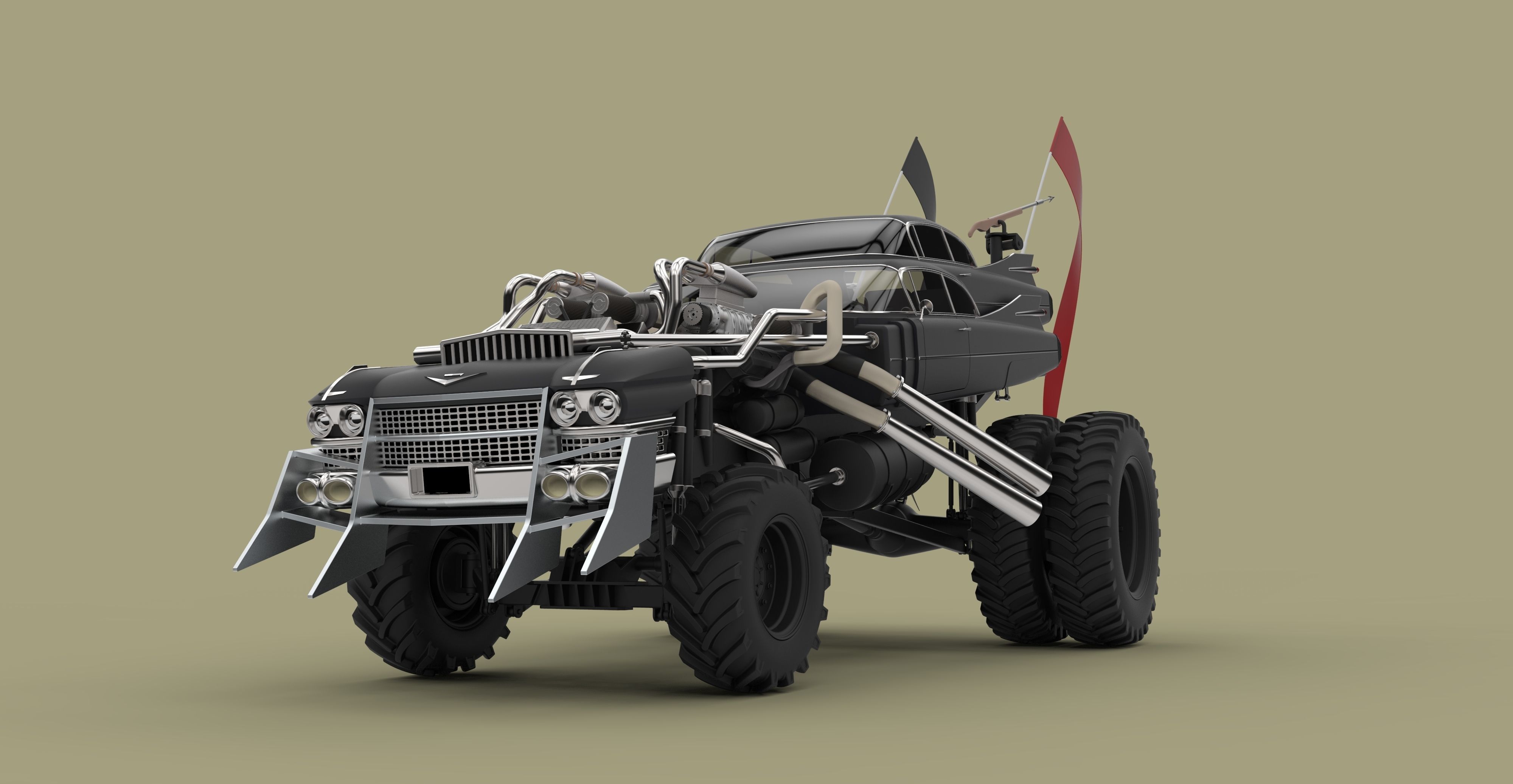 Gigahorse from the movie Mad Max Fury road 2015 3D model | CGTrader