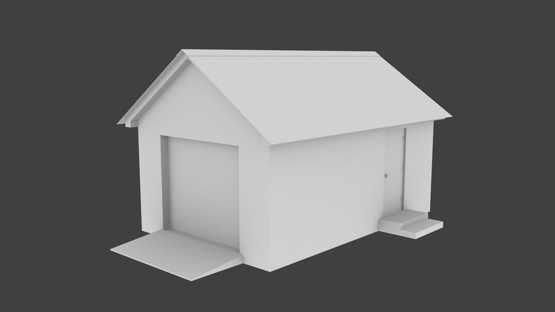 Garage 3D model | CGTrader