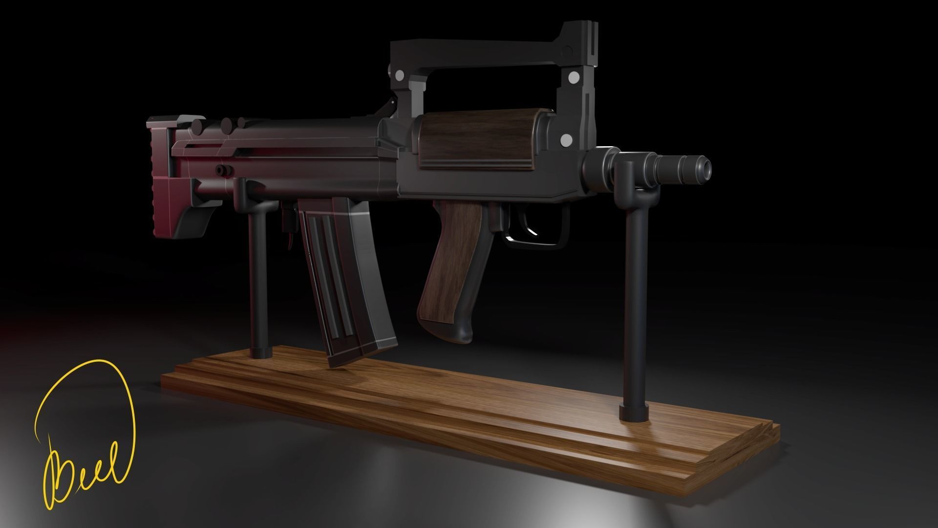 FAMAS gun 3D model | CGTrader