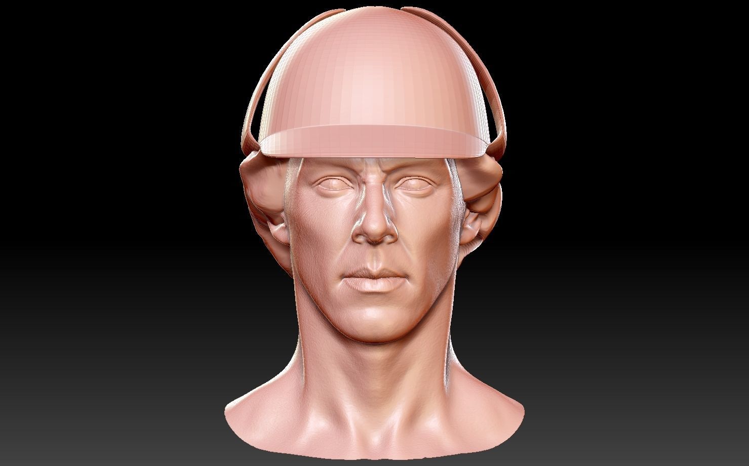 Sherlock Holmes Benedict Cumberbatch bust 3D model 3D printable | CGTrader