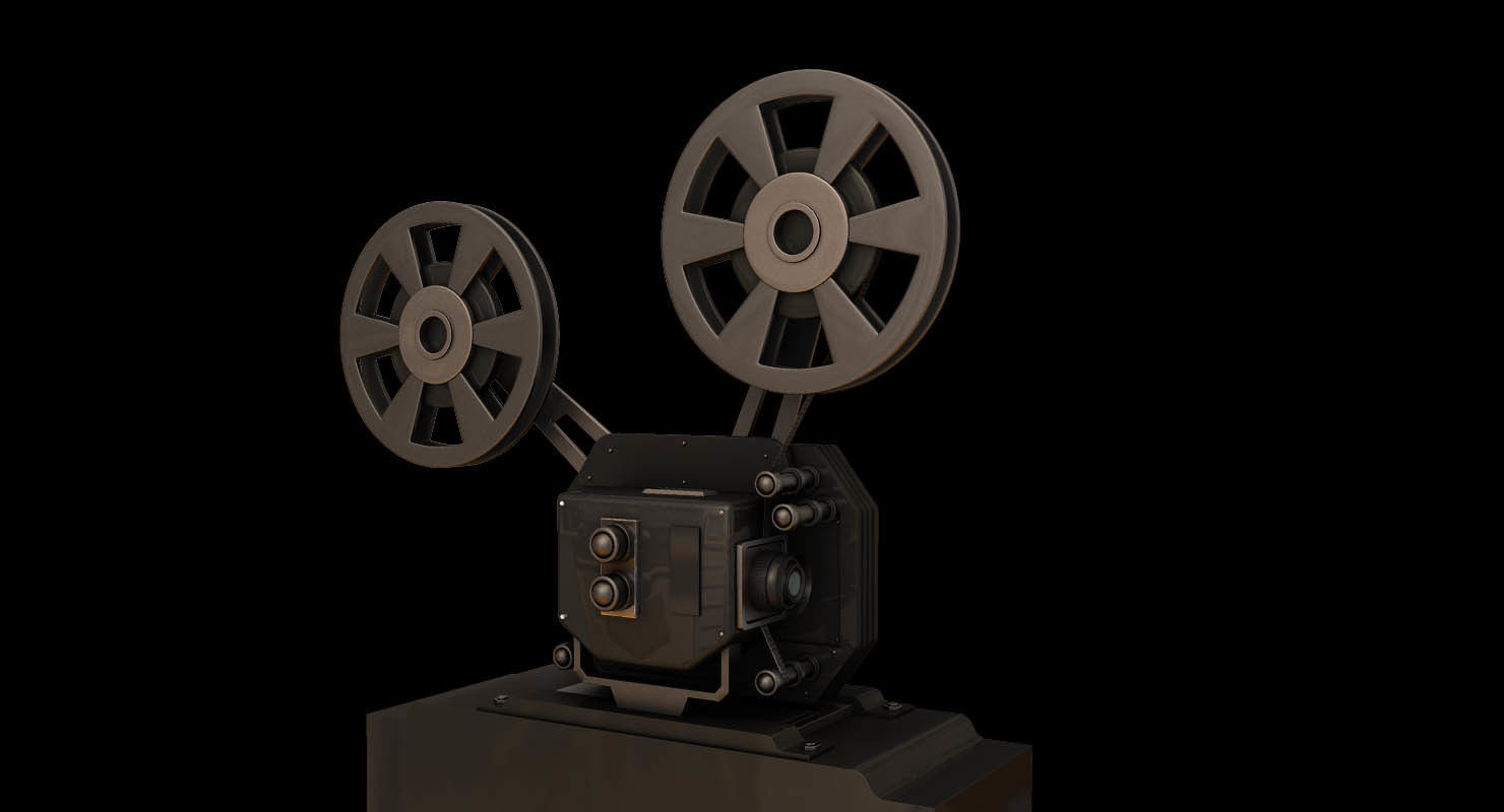 film movie projector 3d model 3D model | CGTrader