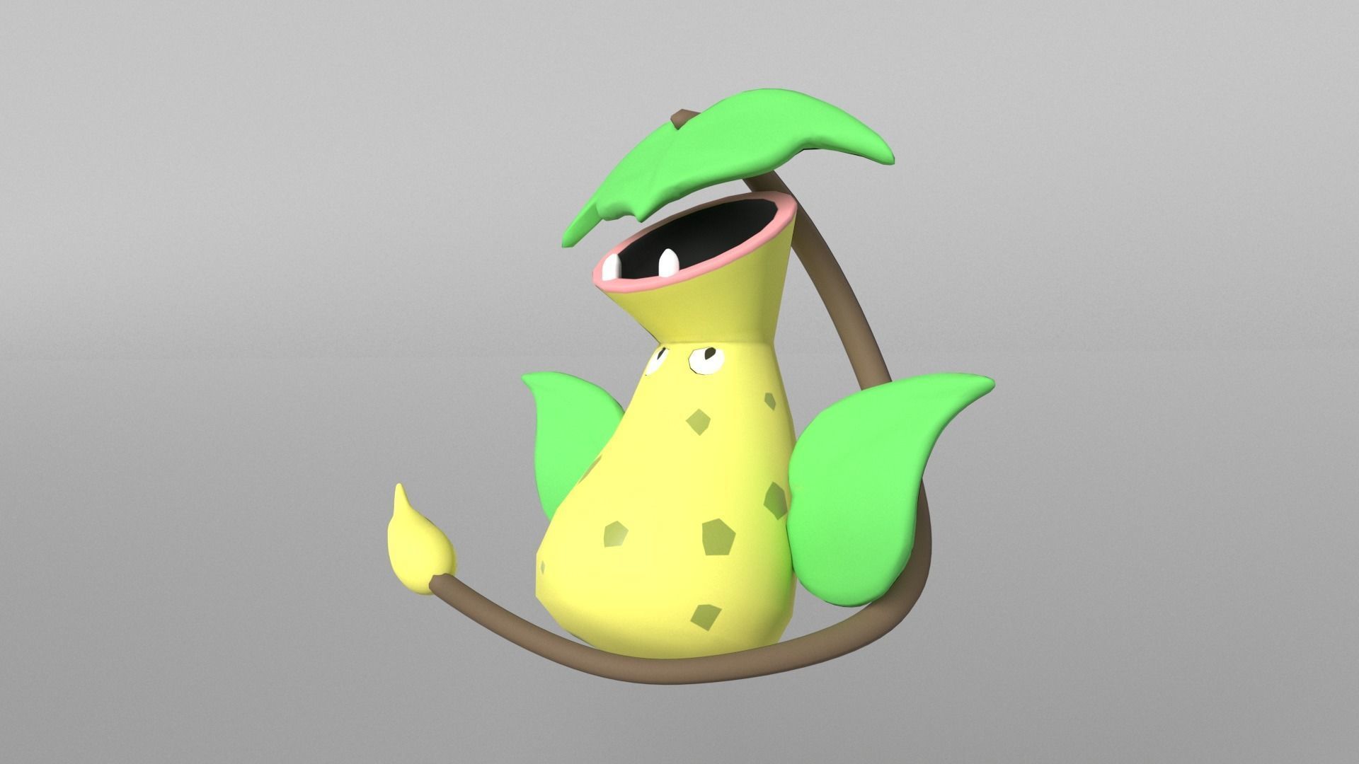 3D model Victreebel pokemon toy with leaves VR / AR / low-poly | CGTrader