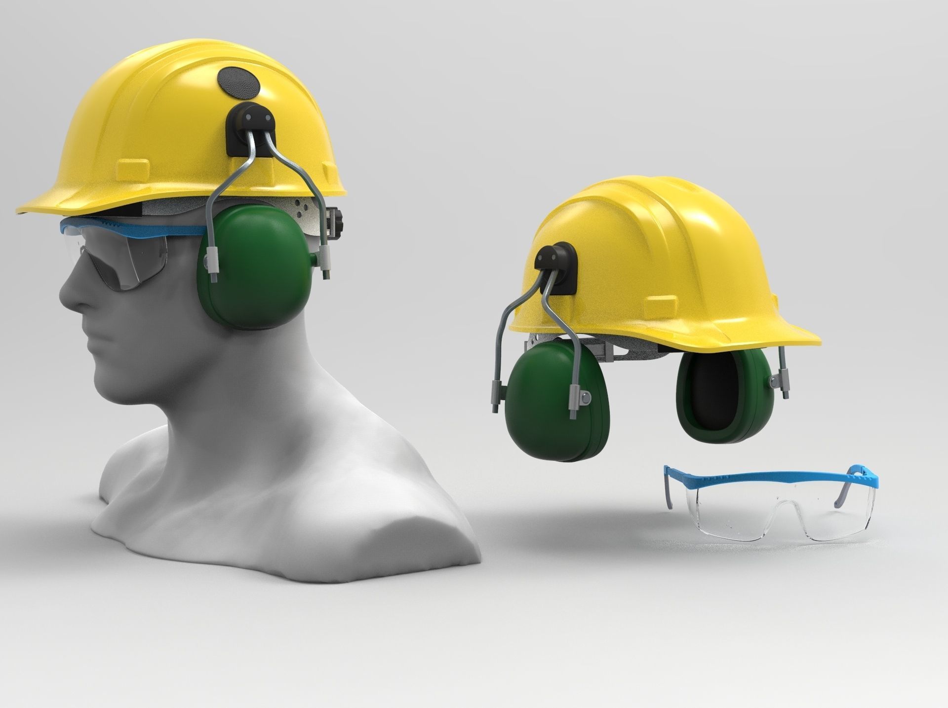 Safety helmet 3D model | CGTrader
