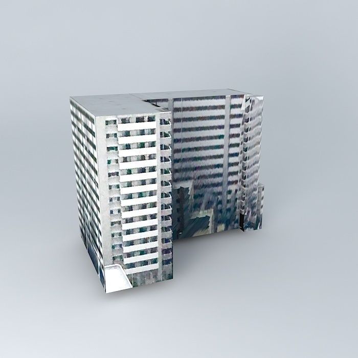 Building in Sendai Japan free 3D model | CGTrader