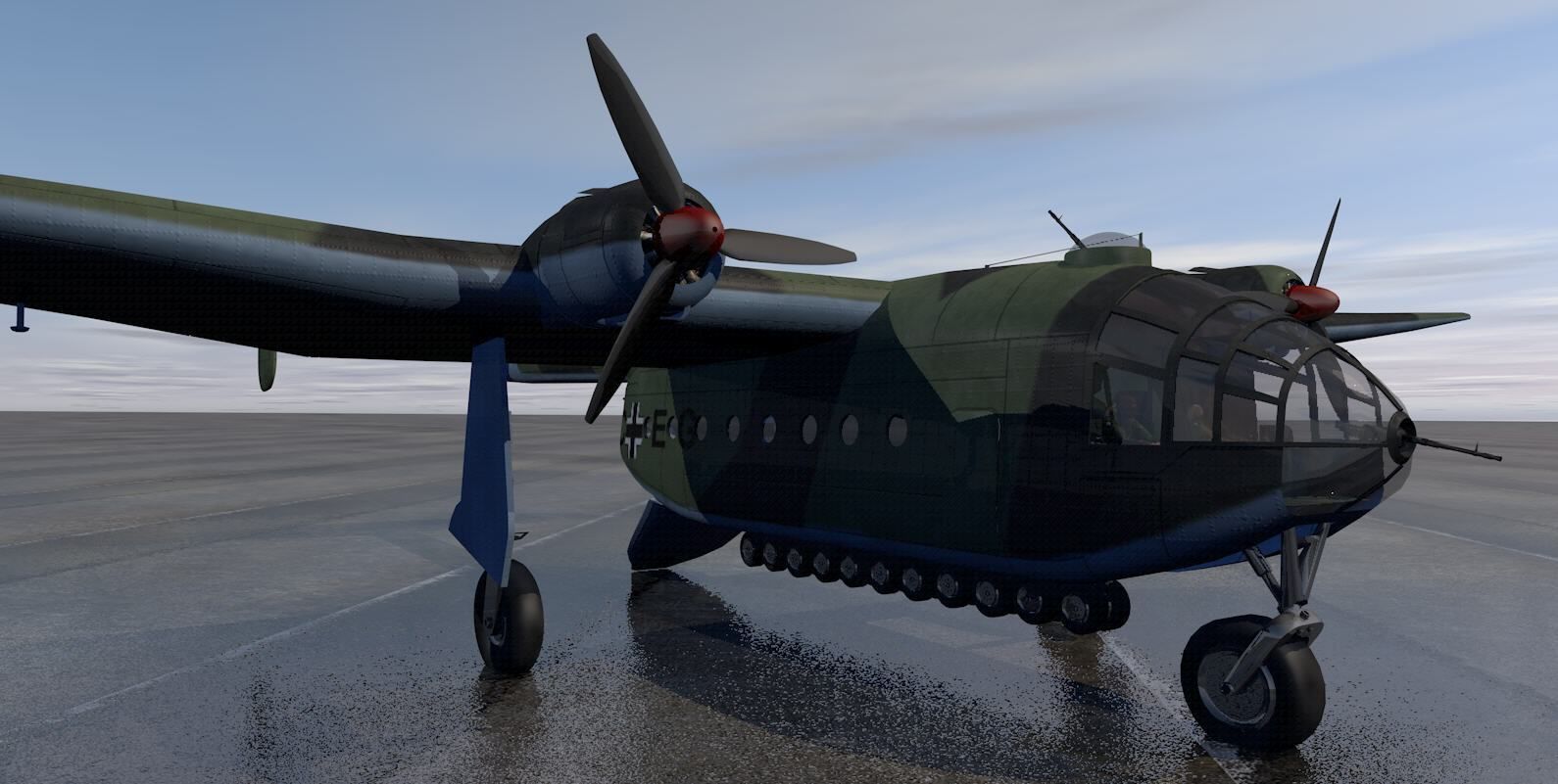 Arado Ar-232A 3D model | CGTrader