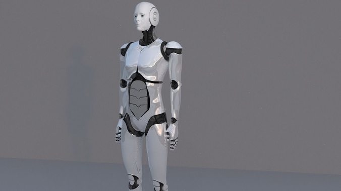 robot humanoid 3D model | CGTrader