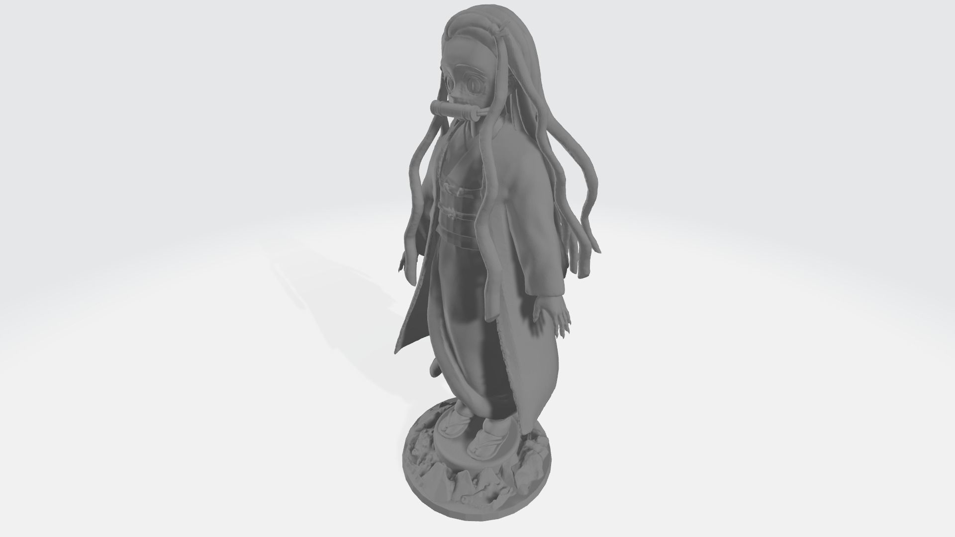 Nezuko Kamado - Demon Slayer 3D model 3D printable | CGTrader