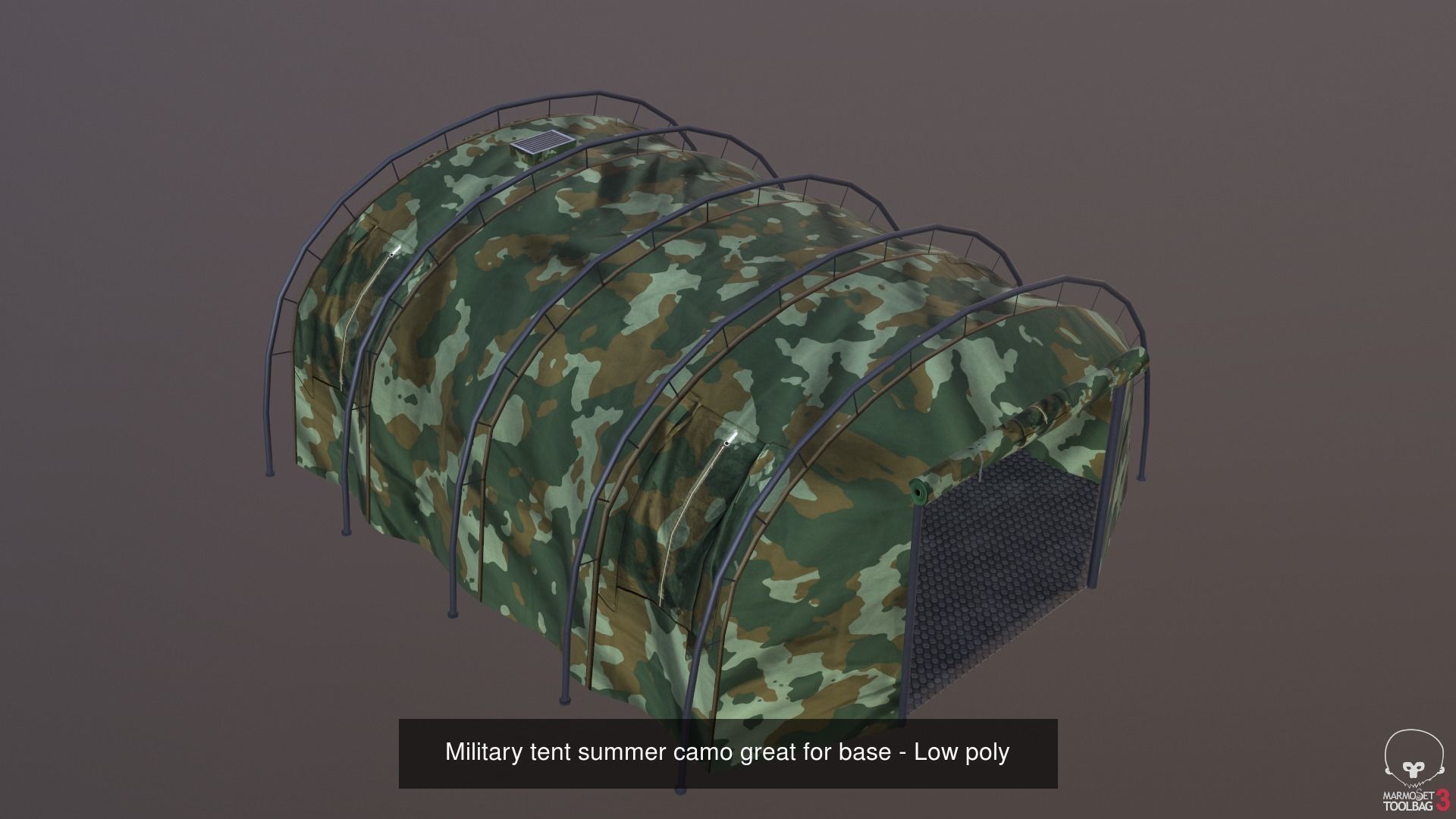 3D Model Collection Military Tents summer winter desert seasons camo ...