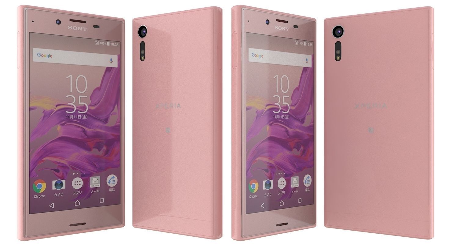 Sony Xperia XZ Deep pink 3D model | CGTrader