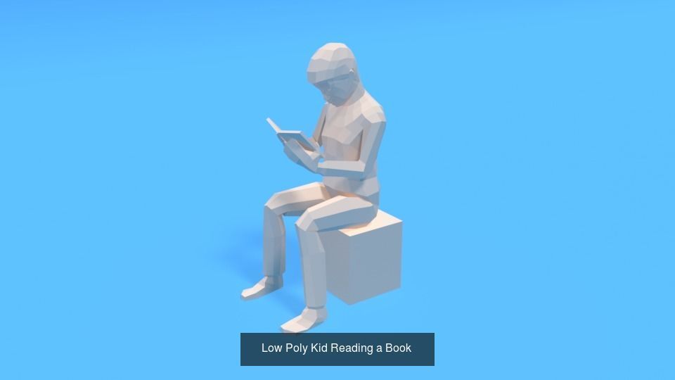 Low Poly Kids Collection Vol 3 | CGTrader
