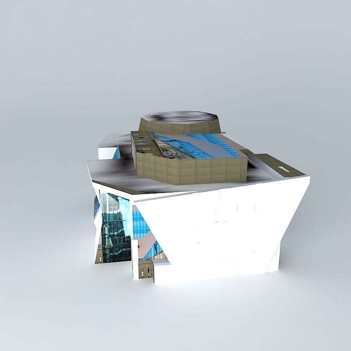Agora Arts Center free 3D model | CGTrader