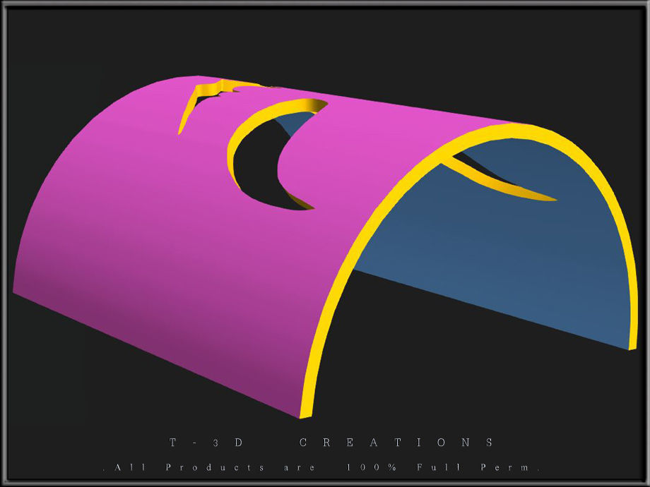 3D model Rounded Curve Mask VR / AR / low-poly | CGTrader