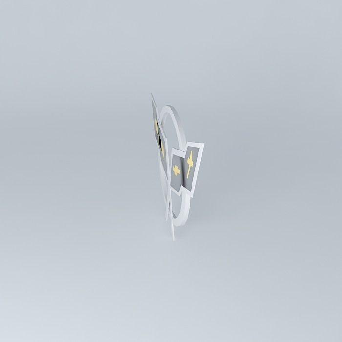 Chevrolet Corvette logo free 3D model | CGTrader