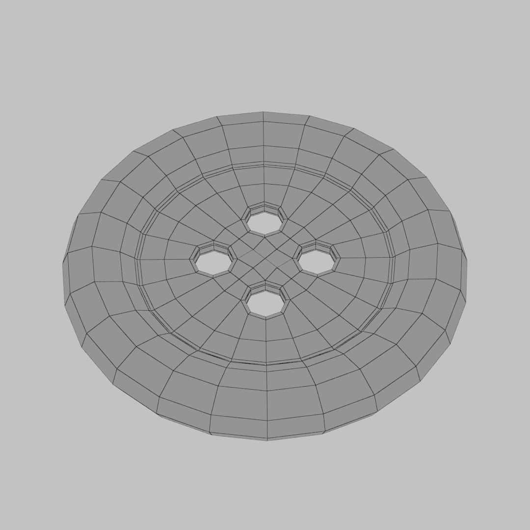 button 3D model | CGTrader