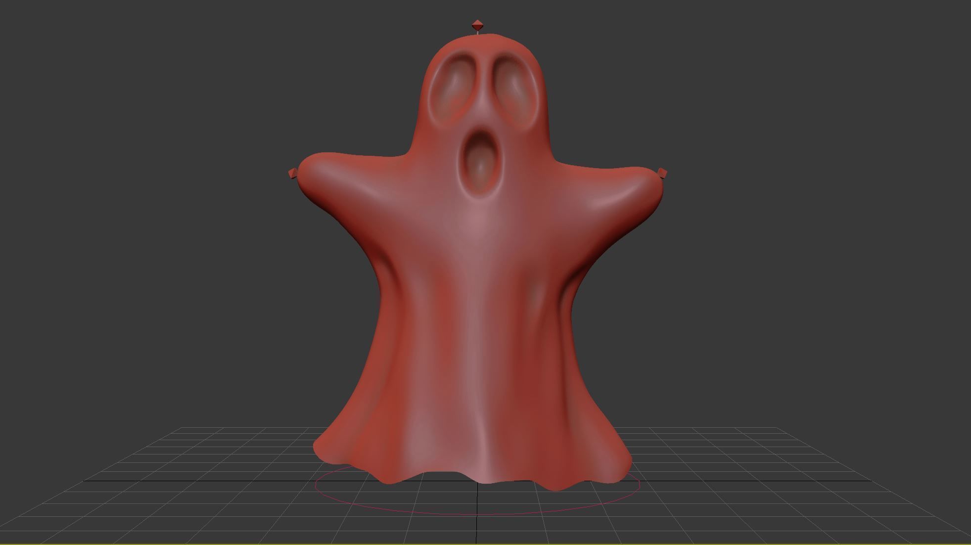 halloween ghost 3D model animated rigged | CGTrader