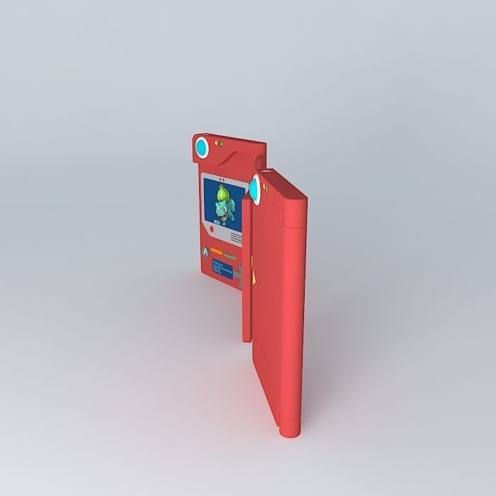 Generation I Pokédex free 3D model | CGTrader