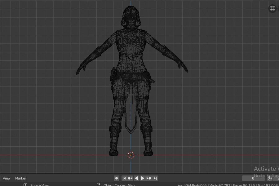 THE ASSASSIN 3D MODEL female character in armor 3D model rigged | CGTrader
