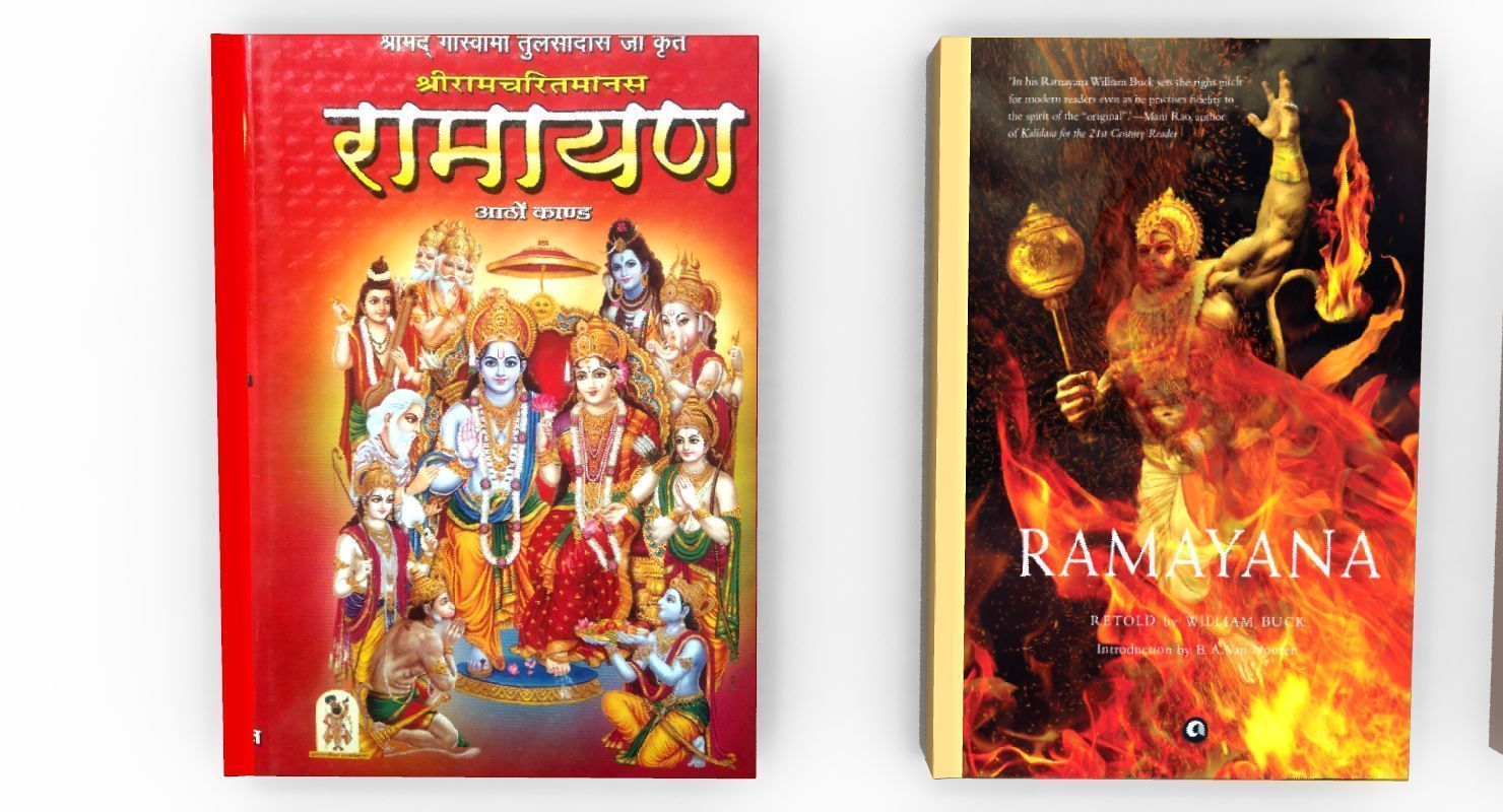 ramayana book 3d model 3D model | CGTrader