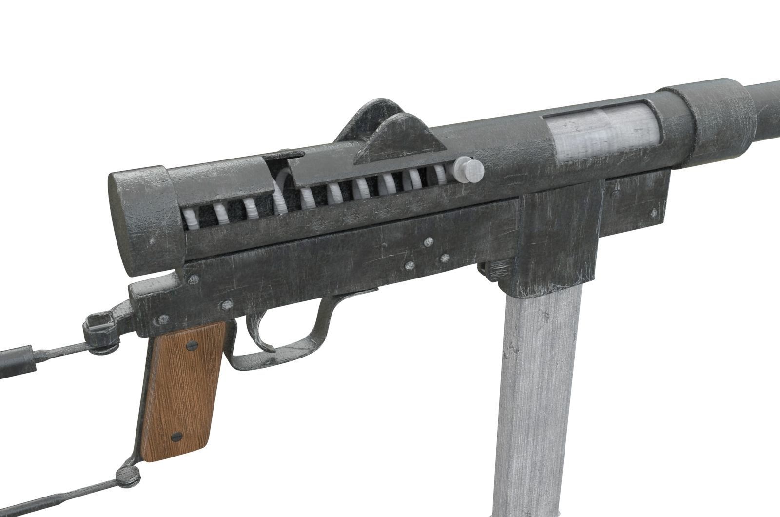 M45 9mm submachine gun 3D model | CGTrader