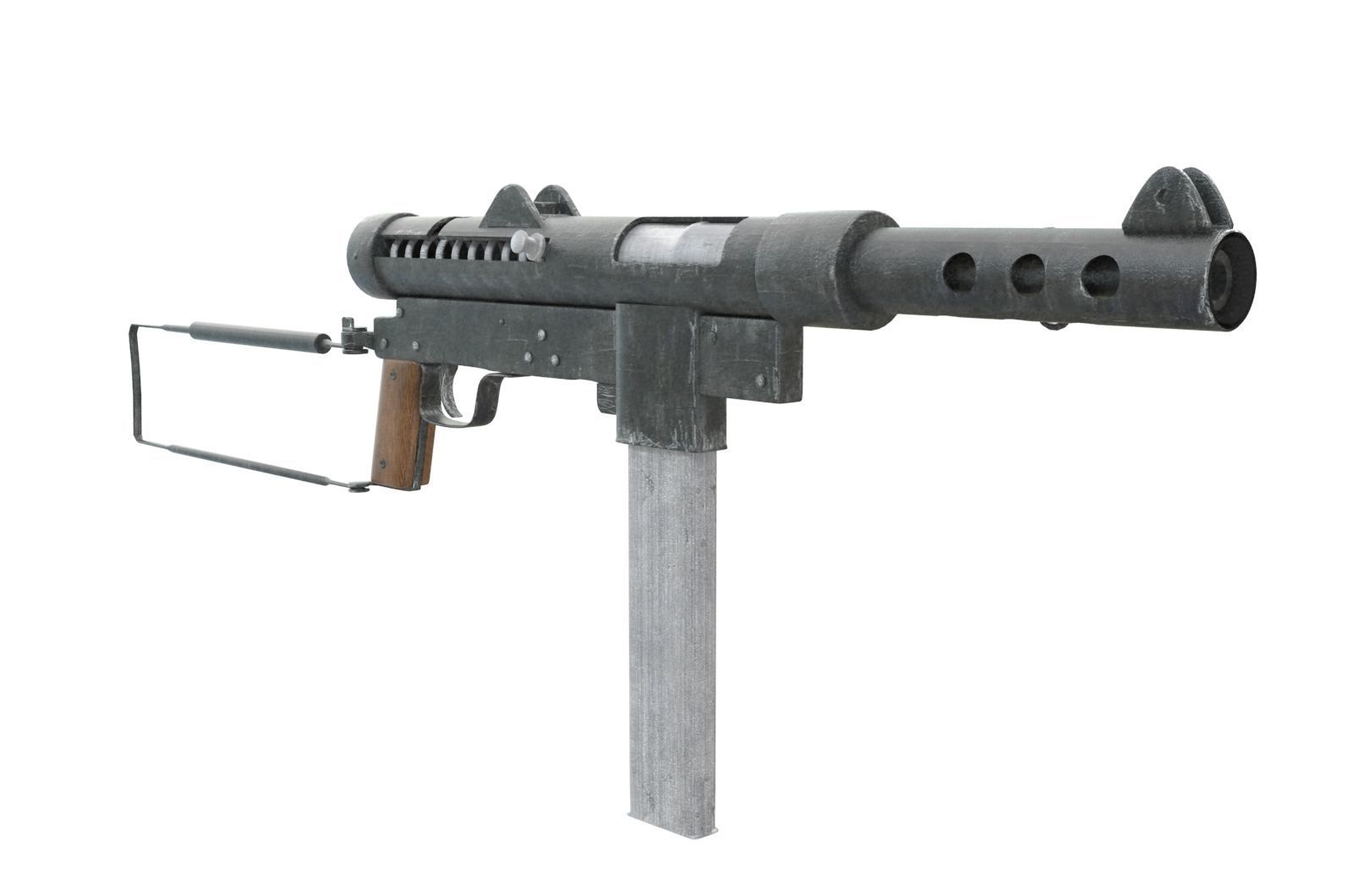 M45 9mm submachine gun 3D model | CGTrader