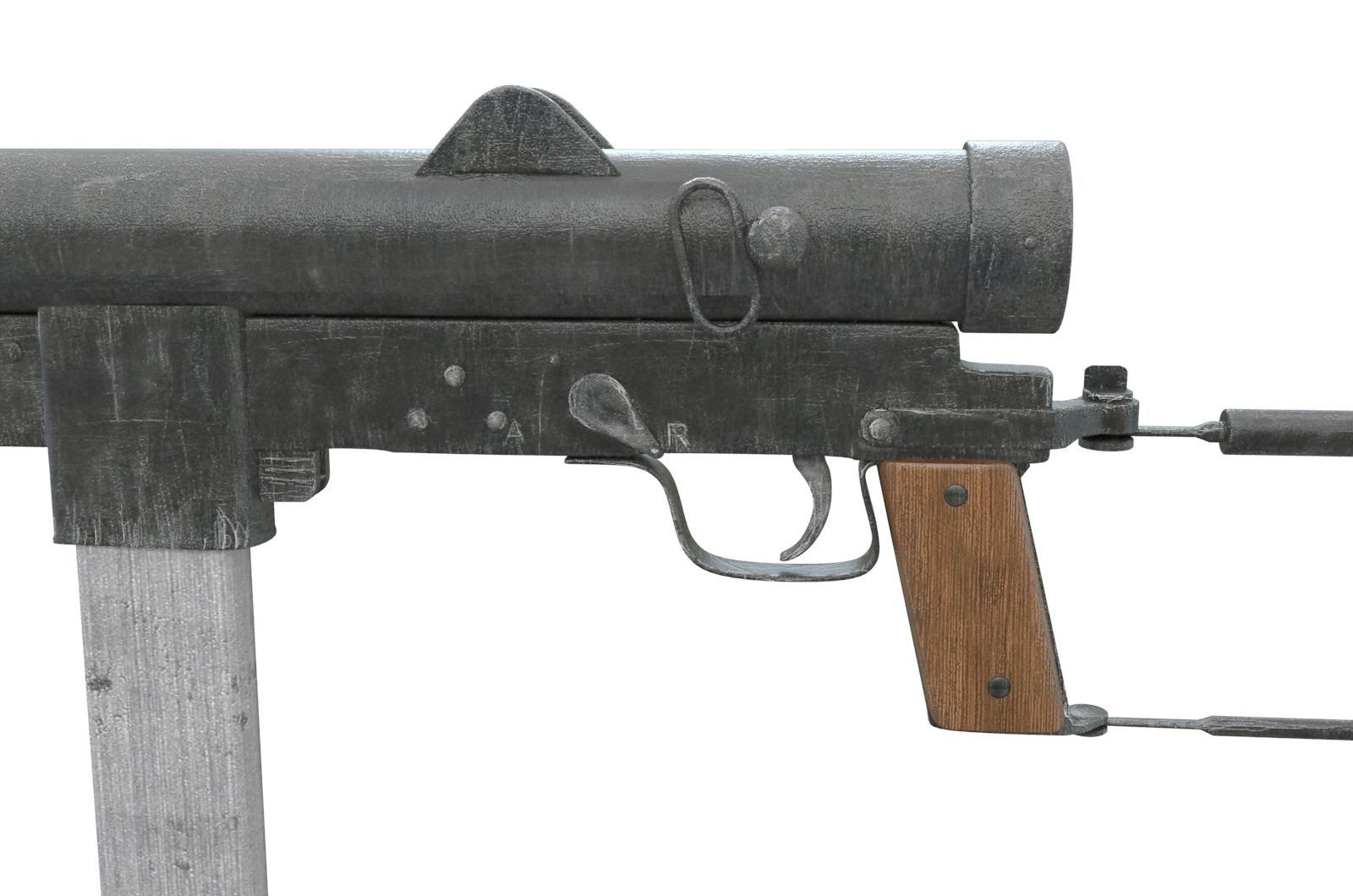 M45 9mm submachine gun 3D model | CGTrader